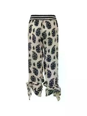 Johanna Ortiz Femininity Dramatic Paisley-print Trousers