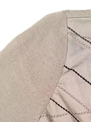 Hermès V-neck Colour-block Cardigan