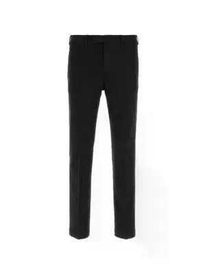 PT TORINO Pressed-crease Trousers - Black