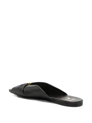 Loewe Pebble Leather Sandals