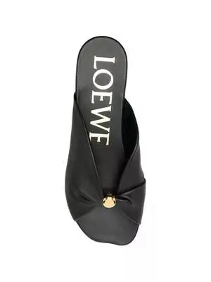 Loewe Pebble Leather Sandals
