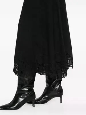 Zimmermann Lace-trim Flared Midi Skirt
