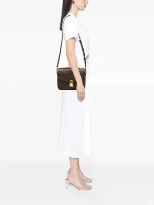 LOUIS VUITTON 2021 Monogram Pochette Metis Satchel - Brown