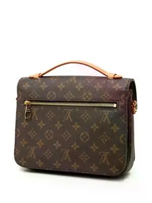 LOUIS VUITTON 2021 Monogram Pochette Metis Satchel