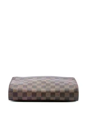 LOUIS VUITTON Damier Ebene Saint Louis Pochette Clutch Bag