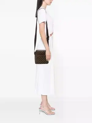 LOUIS VUITTON Damier Ebene Olav Pm Cross Body Bag