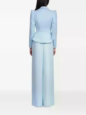 ARAFTU Crystal-embellished Peplum Suit