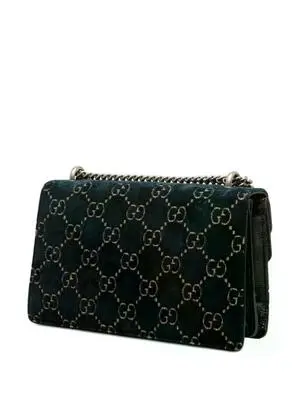 Gucci 2016-2026 Medium Gg Velvet Dionysus Shoulder Bag - Blue