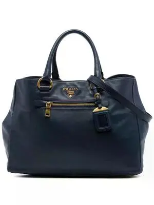 Prada Soft Calfskin Shopping Tote Satchel