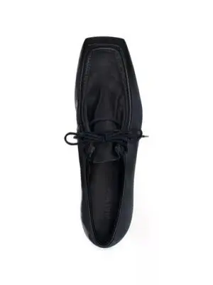 Bernardo Tate Square-toe Derby Shoes - Black