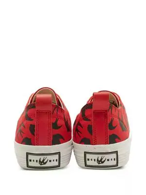 Alexander McQueen Swallow Printed Sneakers