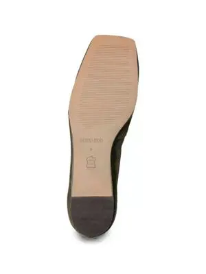 Bernardo Tate Square-toe Derby Shoes - Green