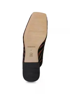 Bernardo Porto Zebra-print Mules
