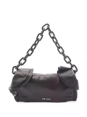 Prada 2000s Frill Chain Shoulder Bag