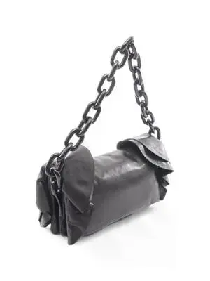 Prada 2000s Frill Chain Shoulder Bag
