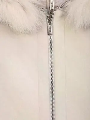 MOORER Pegaso Fur-trimmed Hooded Jacket - Neutrals