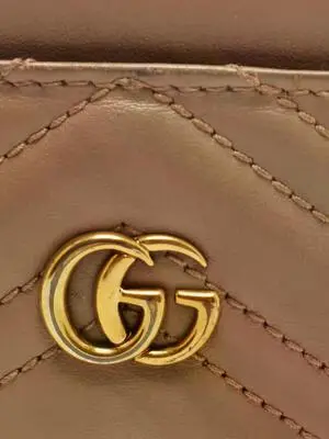 Gucci Gg Marmont Matelassé Card Holder