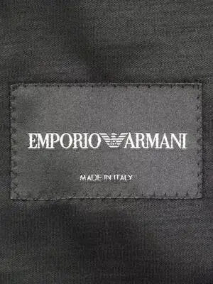 Emporio Armani Zip-up Bomber Jacket - Black