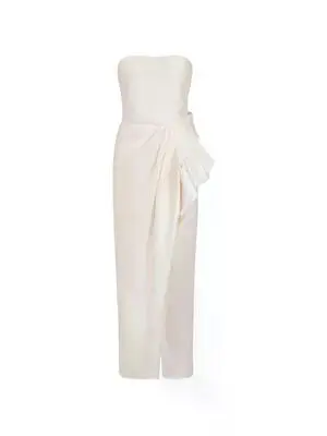 Johanna Ortiz Ethereal Strapless Ruffled Maxi Dress