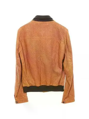 Dolce & Gabbana Perforated Leather Jacket
