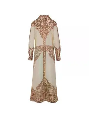 Johanna Ortiz Graphic Print Maxi Dress