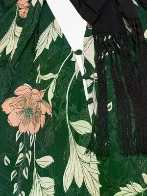 Johanna Ortiz Esencia Femenina Maxi Dress - Green