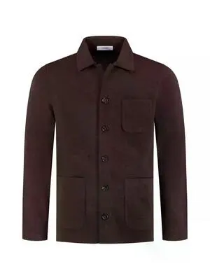 LARDINI Button-up Knitted Jacket