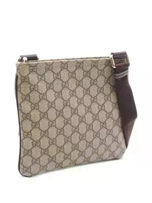 Gucci Gg Supreme Shoulder Bag - Neutrals