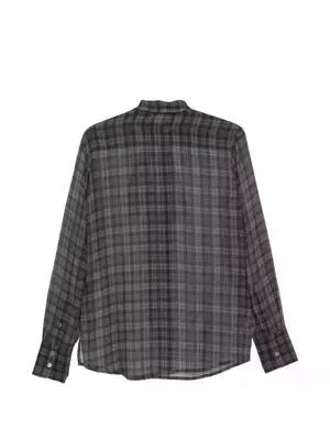 7 For All Mankind Check Pattern Pussy-bow Shirt