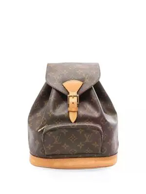 LOUIS VUITTON Monogram Montsouris Backpack - Brown