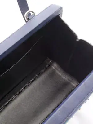 Loewe 2010s Small Postal Paris Tote Bag - Blue