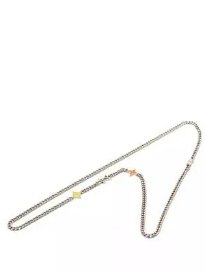 LOUIS VUITTON 2024 Monogram Row Necklace Costume Necklace - Silver