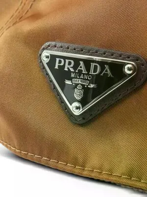 Prada Logo Plate Baseball Cap