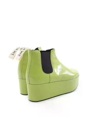 Loewe Platform Chelsea Boots - Green