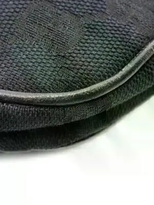 Gucci 2000s Gg-pattern Shoulder Bag - Black