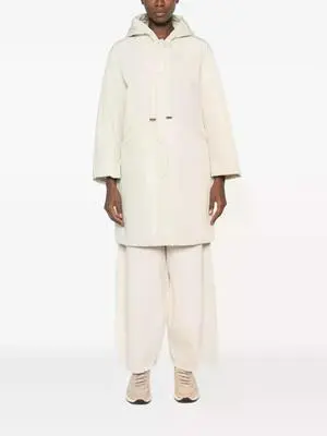 ROSSO 35 Hooded Drawstring Coat