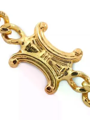 Celine Tone Macadam Motif Necklace - Gold