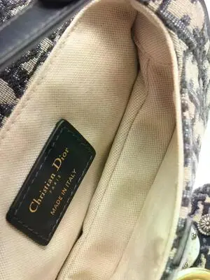 Dior Oblique Jacquard Saddle Shoulder Bag