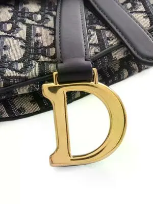 Dior Oblique Jacquard Saddle Shoulder Bag