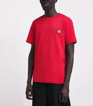 Moncler Cotton Logo-patch T-shirt