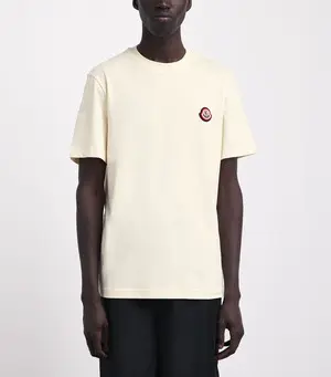 Moncler Cotton Logo-patch T-shirt