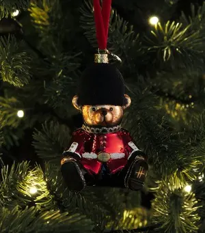 Harrods Royal Guard Henry Bear Tree Decoration