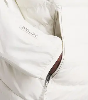 Rlx Ralph Lauren Padded High-neck Zip Jacket - Beige