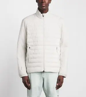 Rlx Ralph Lauren Padded High-neck Zip Jacket - Beige