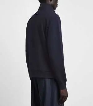 Paul & Shark Virgin Wool-cashmere Hybrid Zip-up Jacket