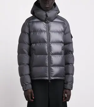 Moncler Maya Down-filled Puffer Jacket - Grey
