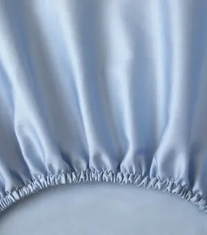 YVES DELORME Triomphe Celeste Double Fitted Sheet
