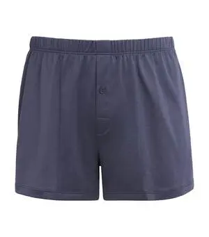 Hanro Cotton Boxer Shorts - Grey