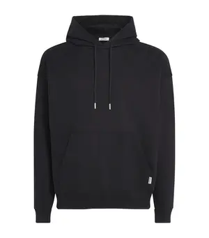 Sandro Oversized Cotton Hoodie - Black