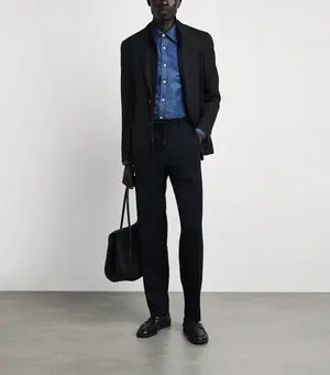 Corneliani Stretch-wool Detachable-insert Blazer